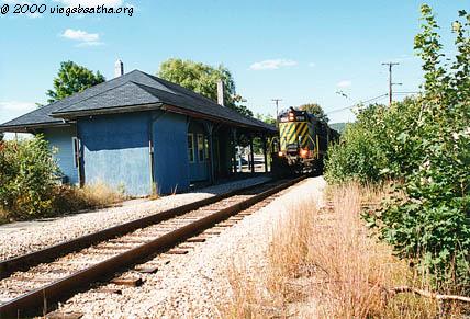 The Union Railroad Station - Union, NH History by Louis E. Tibbetts